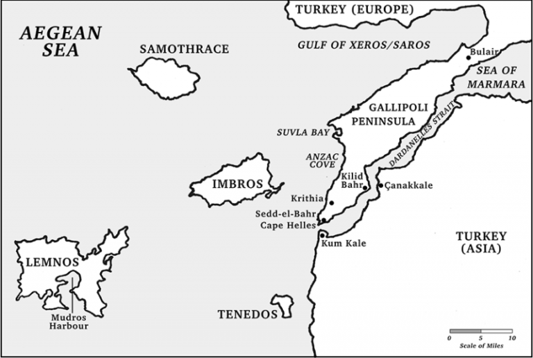 Gallipoli map | Inspiring Souls